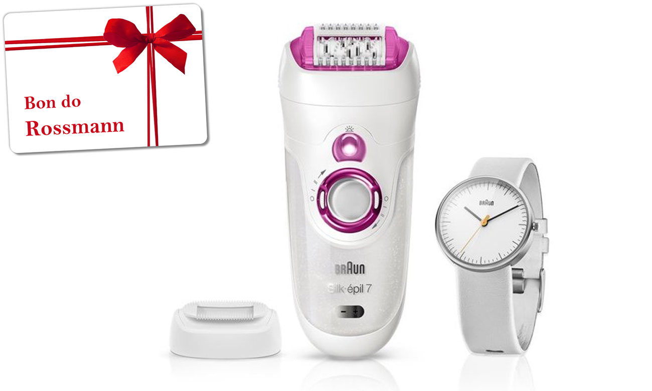 Braun SE7-521GS+Zegarek + Bon Rossmann 100zł - Depilatory - Sklep ...