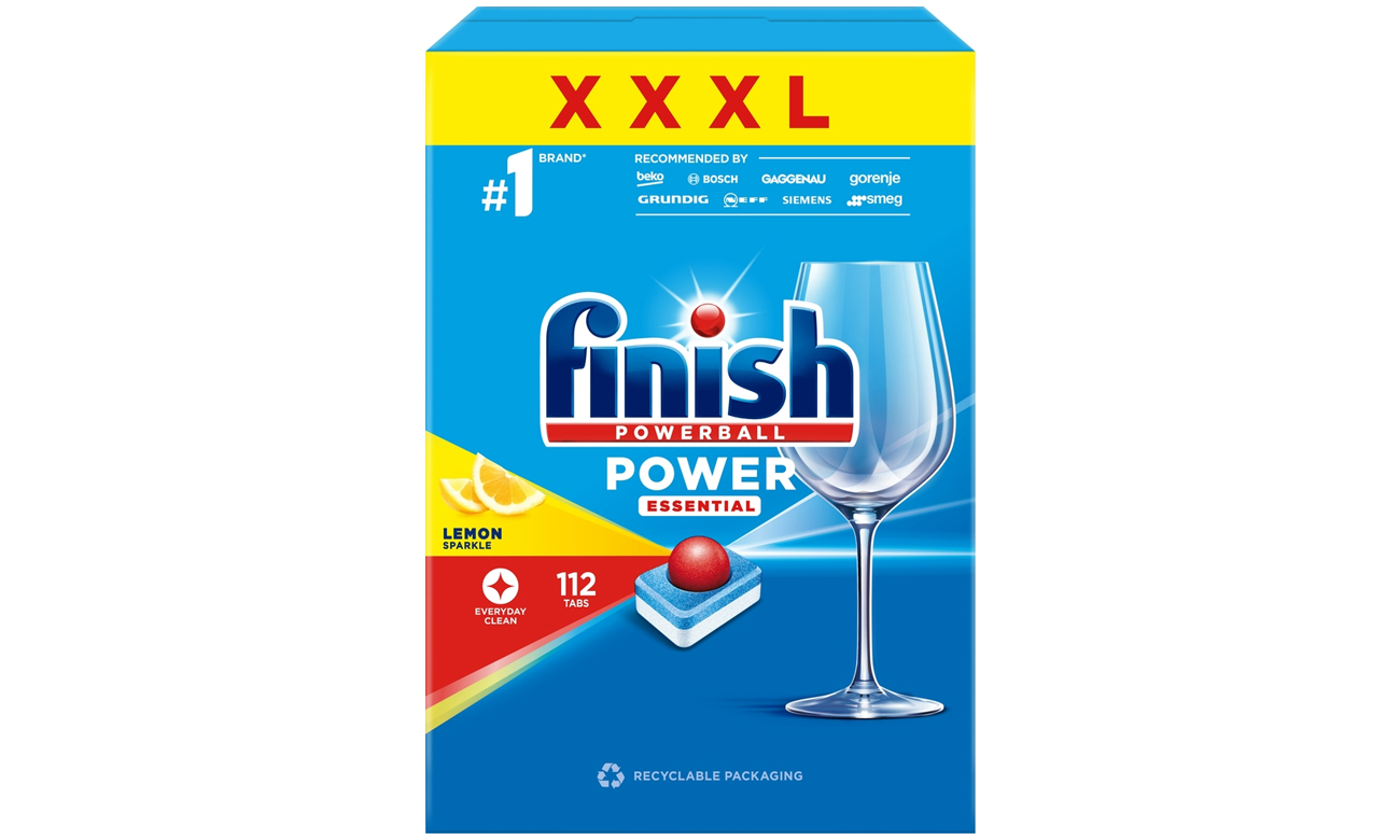 Finish FINISH TABLETKI POWER ESSENTIAL 112 LEMON 005208 - Sklep ...