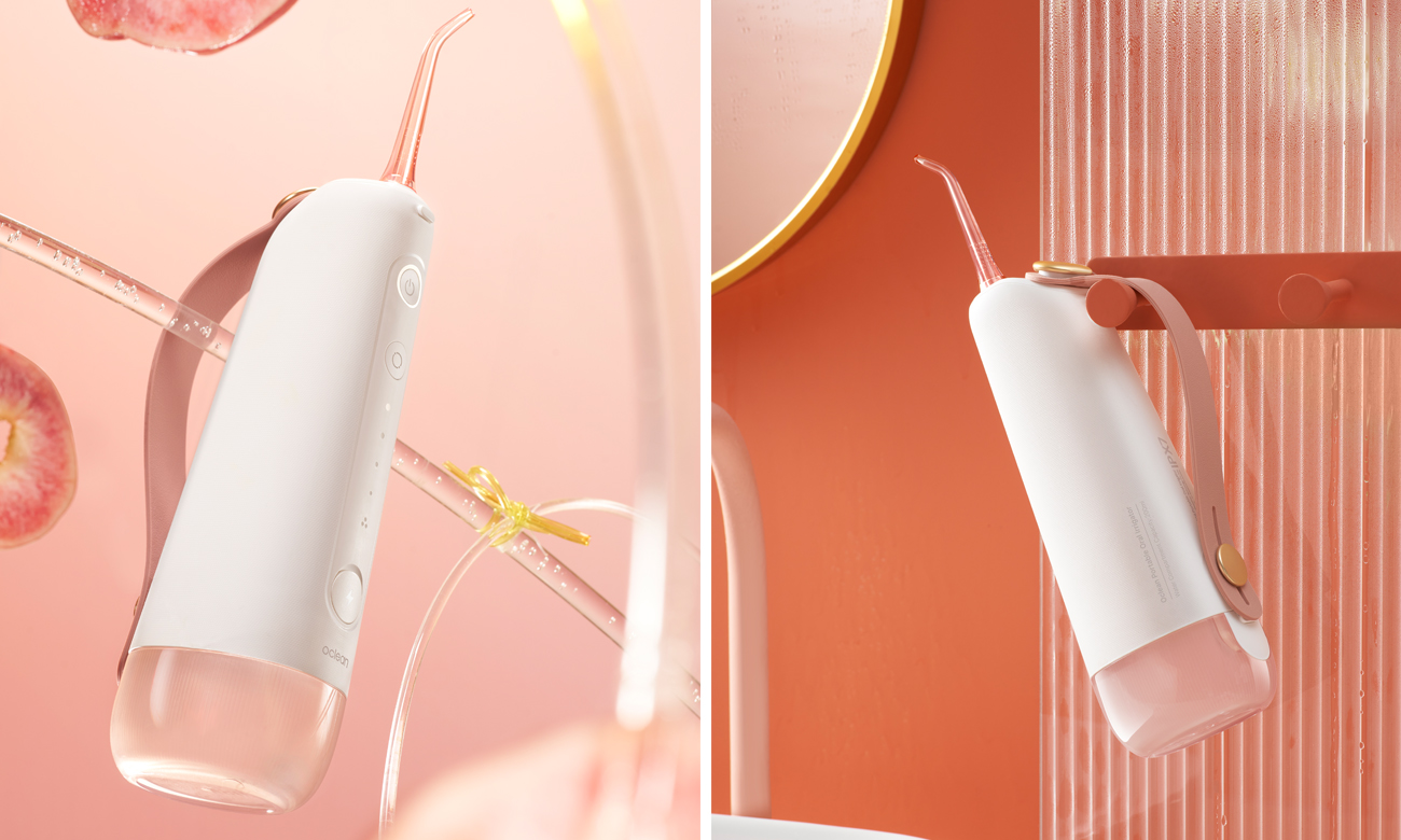 Oclean Irygator W10 różowy + dodatkowe 2 szt. końcówek - Irygatory ...