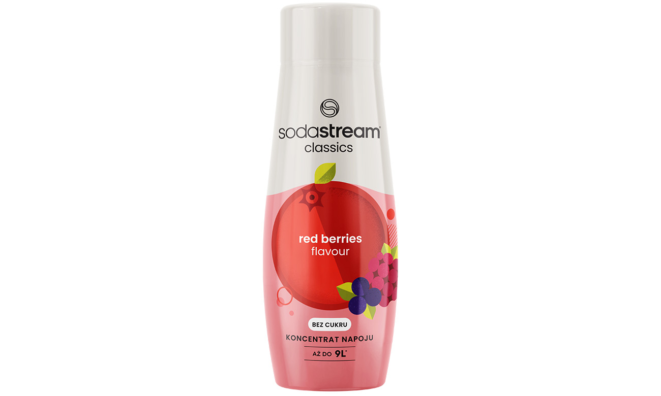SodaStream Syrop RED BERRIES ZERO 440 ml - Sklep komputerowy - x-kom.pl