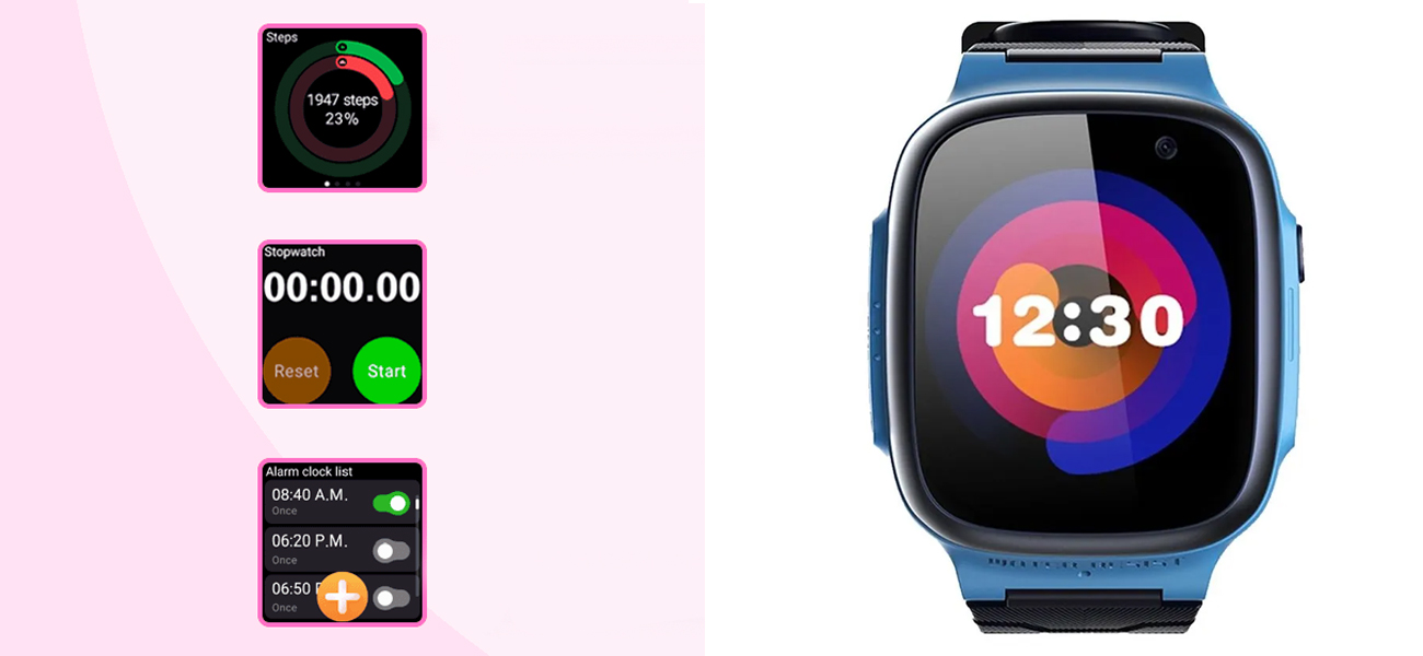 360 Kid's Smartwatch E1 Niebieski - Smartwatche dla dzieci - Sklep internetowy - al.to