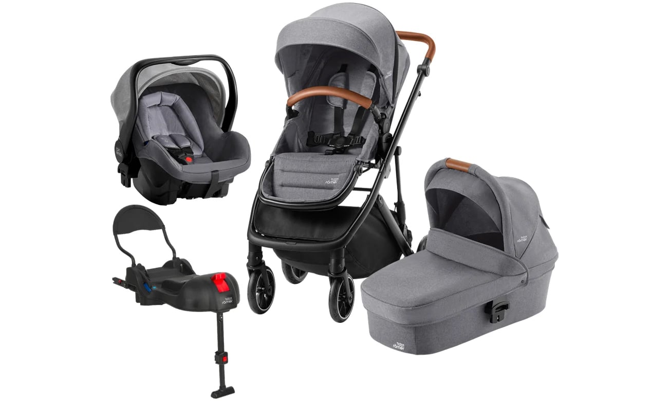Britax-Romer Strider M - zestaw 4w1 Elephant Grey - Wózki dziecięce ...