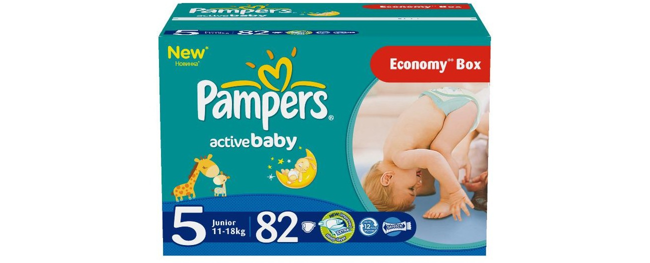 Pampers Active Baby Dry 5 Junior 82 szt. Sklep internetowy al.to