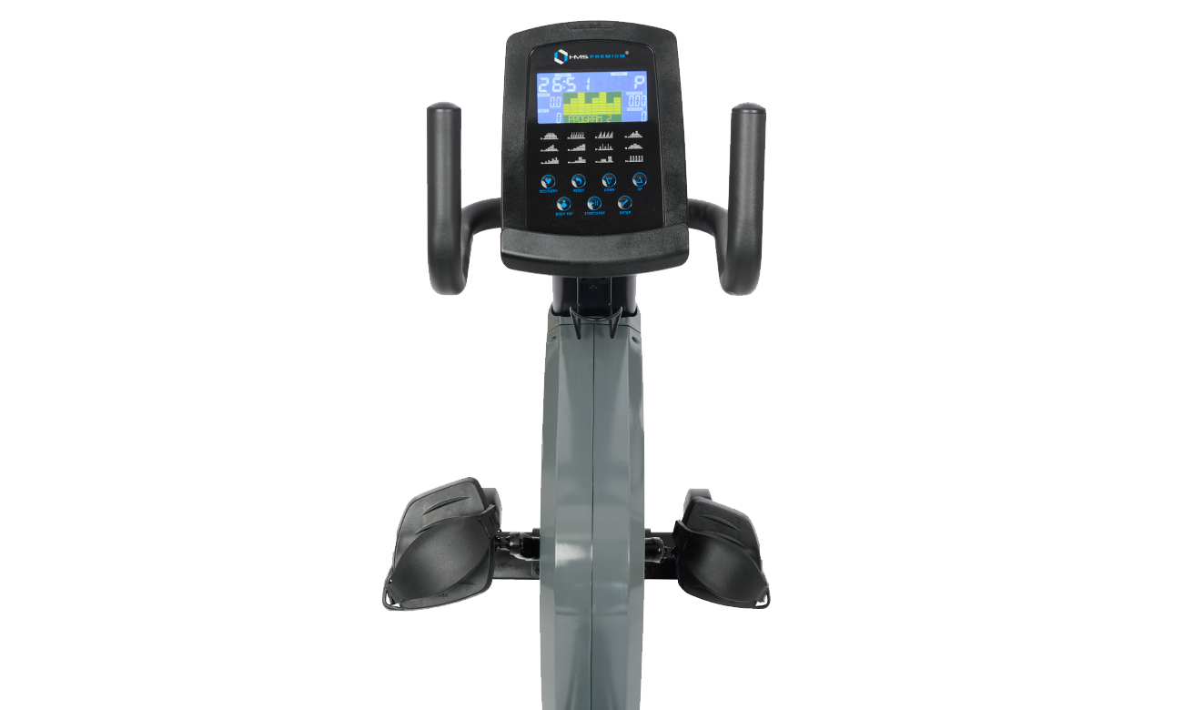 HMS Rower magnetyczny poziomy z generatorem Premium - Rower stacjonarny ...