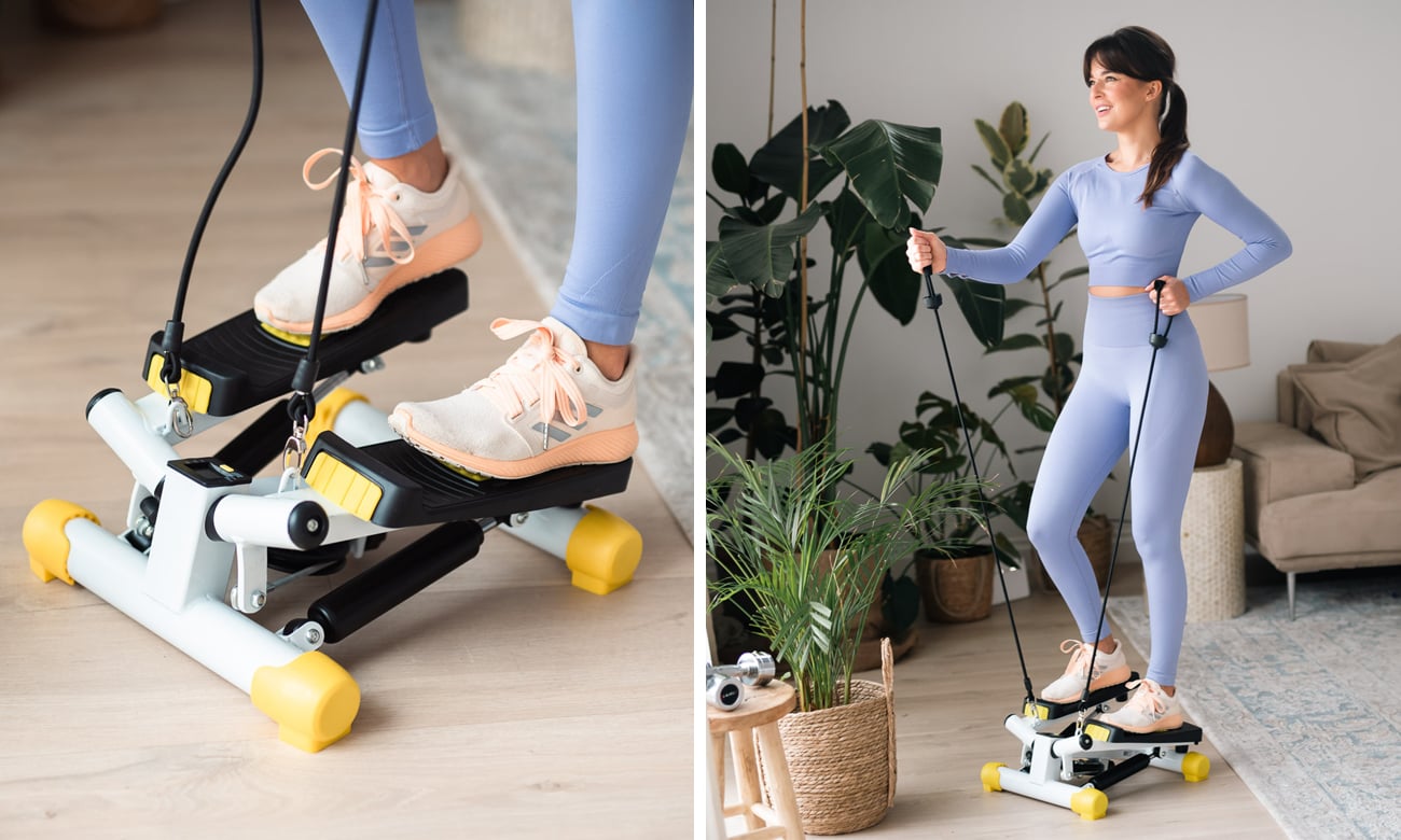 HMS Stepper skośny z linkami S3033 żółty - Sklep internetowy - al.to