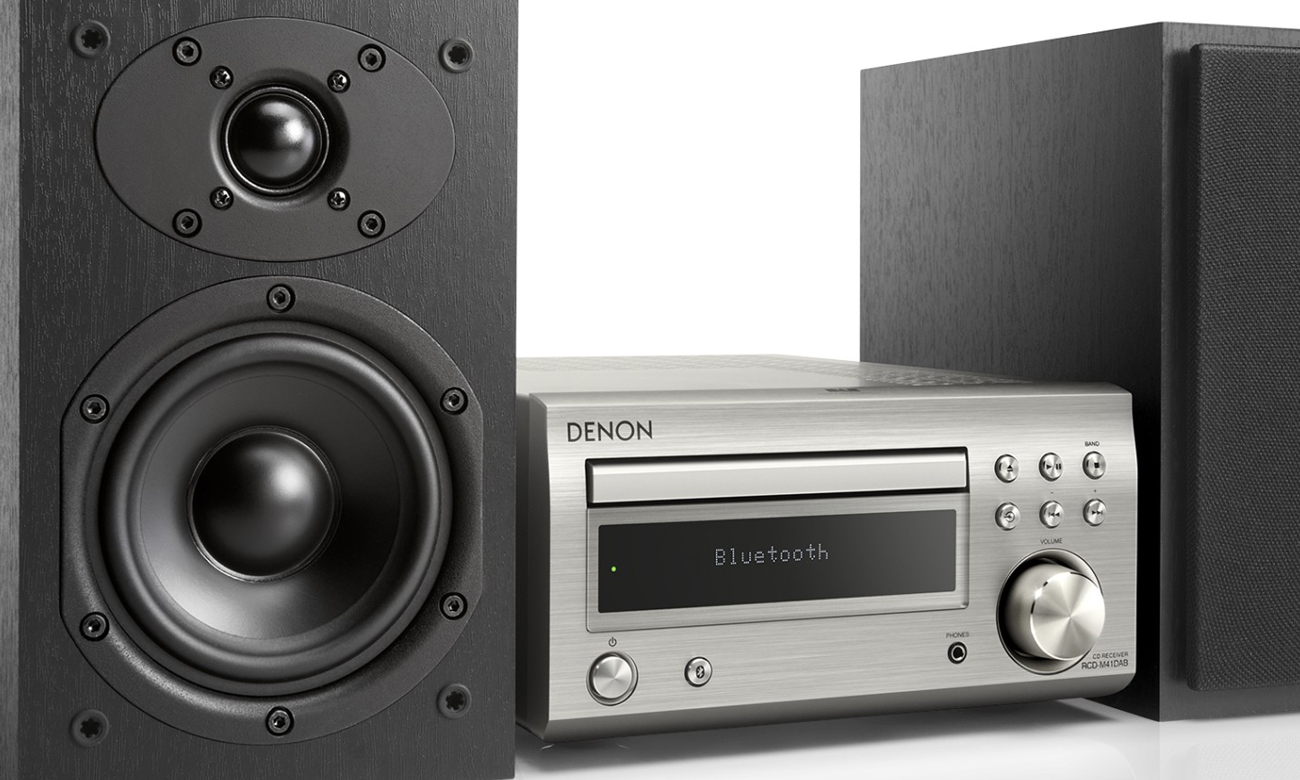Denon D-M41 DAB+ Srebrny/Czarny - Wieża stereo - najlepsze ceny ...