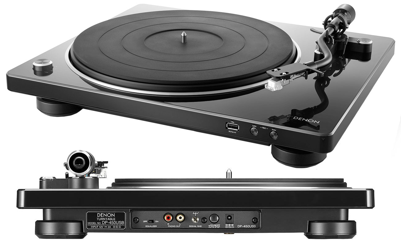 Denon DP-450USB czarny - Gramofony - Sklep komputerowy - x-kom.pl