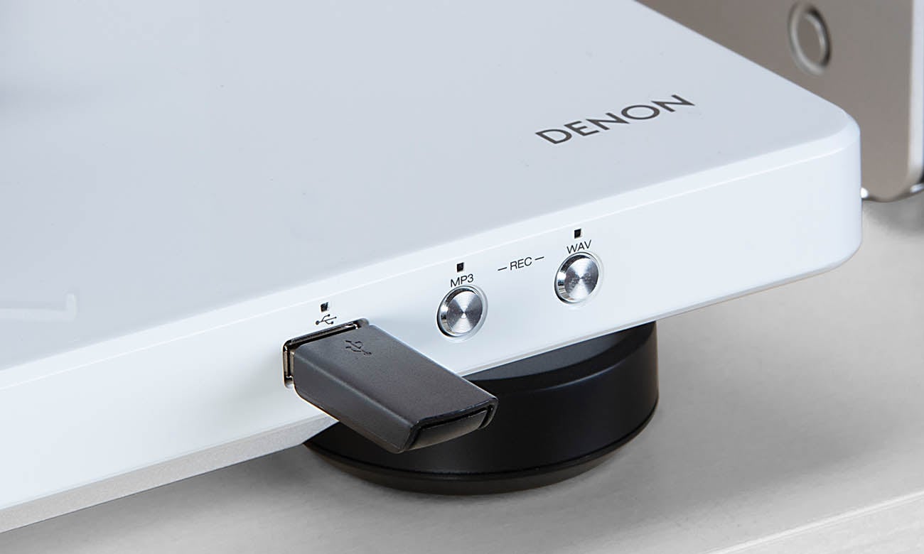 Denon DP-450USB biały - Gramofony - Sklep internetowy - al.to