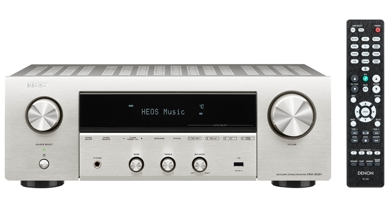 Denon DRA-800H Premium Silver - Amplitunery - Sklep komputerowy - x-kom.pl