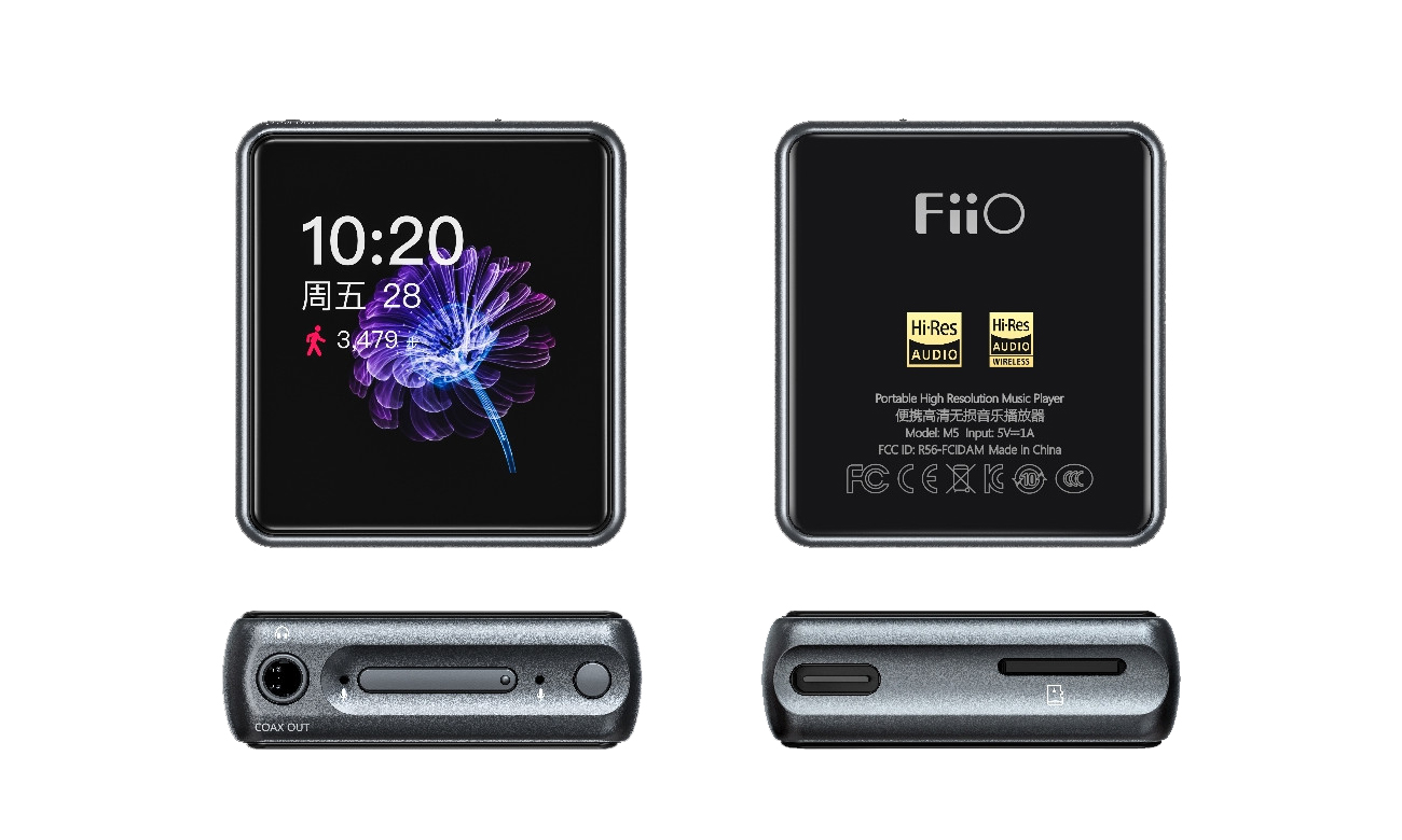 FiiO M5 Moonlight Titanium + opaska smartplayer - Odtwarzacze MP3 - Sklep internetowy - al.to