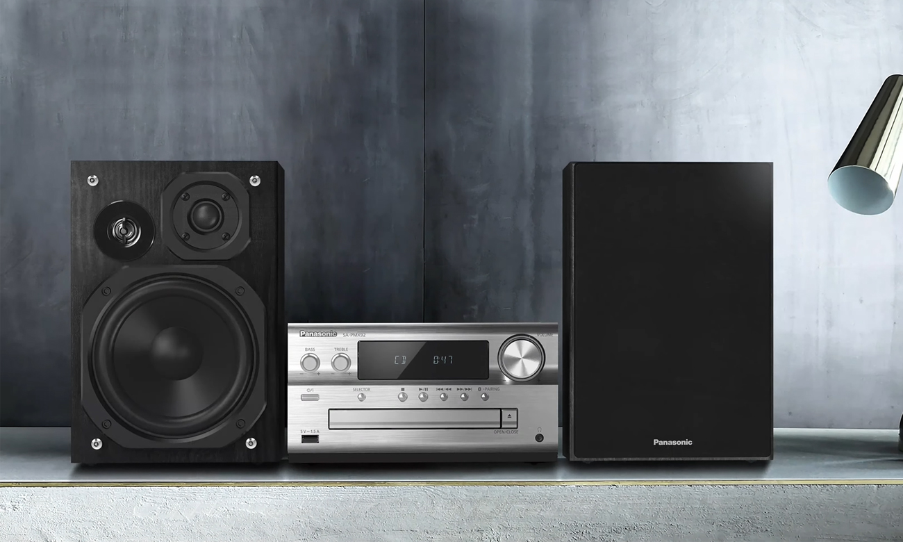 Panasonic SC-PMX90EG Srebrny - Wieże stereo - Sklep komputerowy - x-kom.pl
