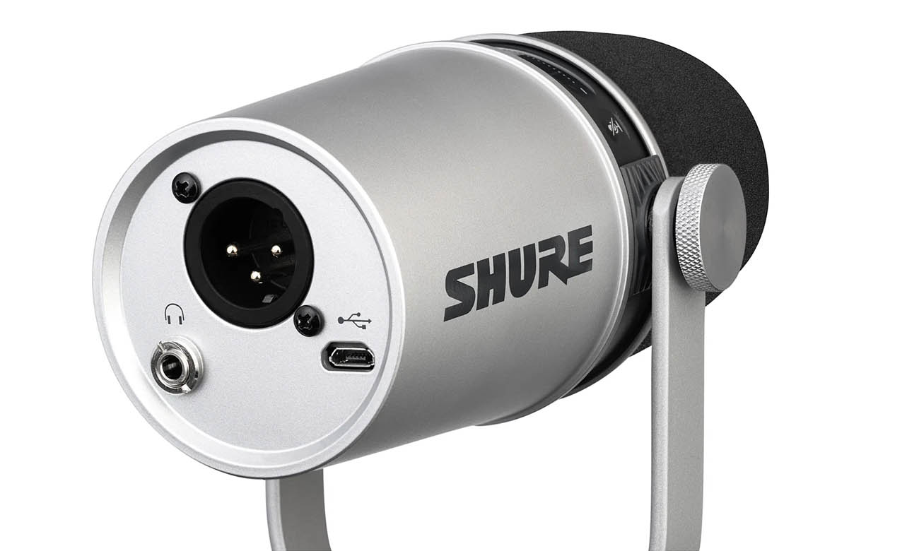 Shure Motiv MV7 srebrny - Mikrofony - Sklep komputerowy - x-kom.pl
