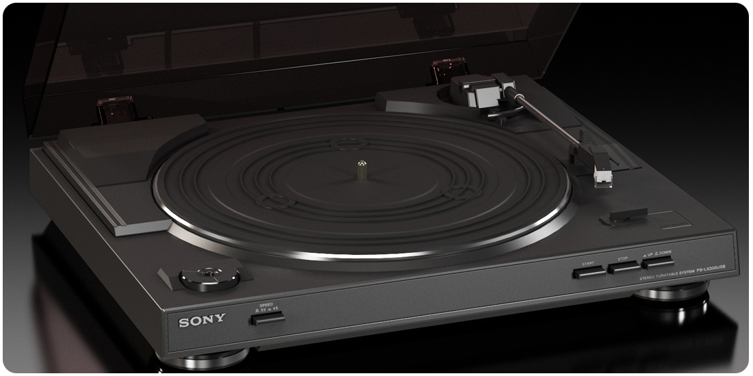 Sony Gramofon z USB PS-LX300USB czarny - Wieże stereo - Sklep ...