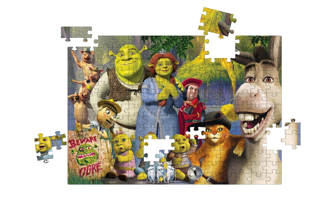 Clementoni Puzzle Shrek 180 el. - Puzzle dla dzieci - Sklep internetowy ...