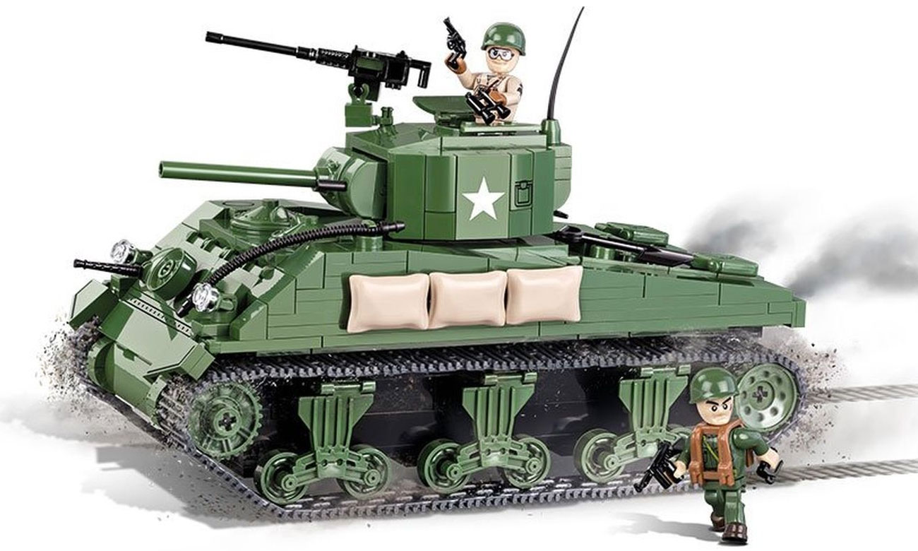 Cobi Small Army Sherman M4A1 amerykański czołg średni - Klocki dla ...