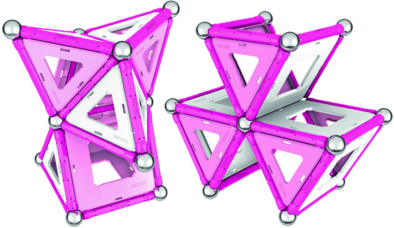 Geomag Pink 68 el. - Klocki dla dzieci - Sklep internetowy - al.to
