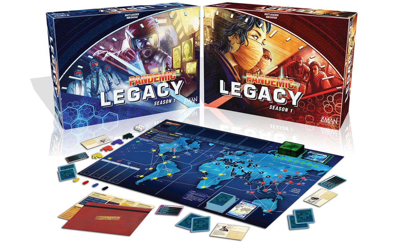 Lacerta Pandemia: Pandemic Legacy - edycja czerwona - Gry planszowe i ...