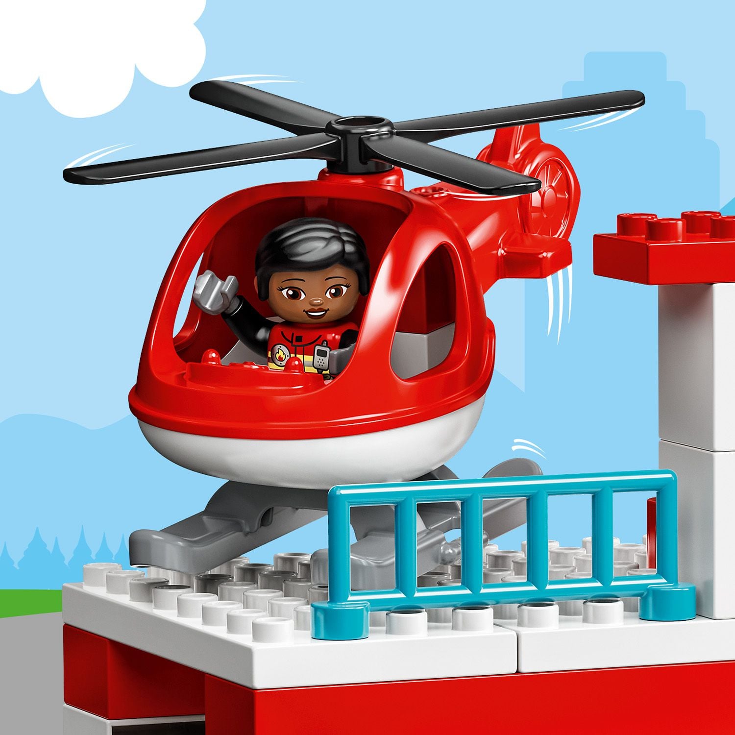LEGO DUPLO 10970 Remiza strażacka i helikopter - Klocki LEGO® - Sklep ...