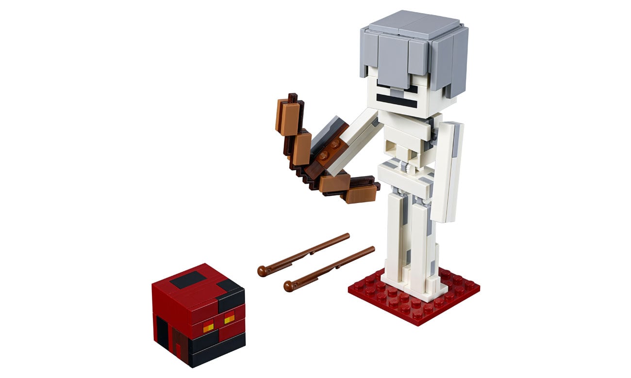 LEGO Minecraft BigFig szkielet z kostką magmy - Klocki LEGO® - Sklep ...