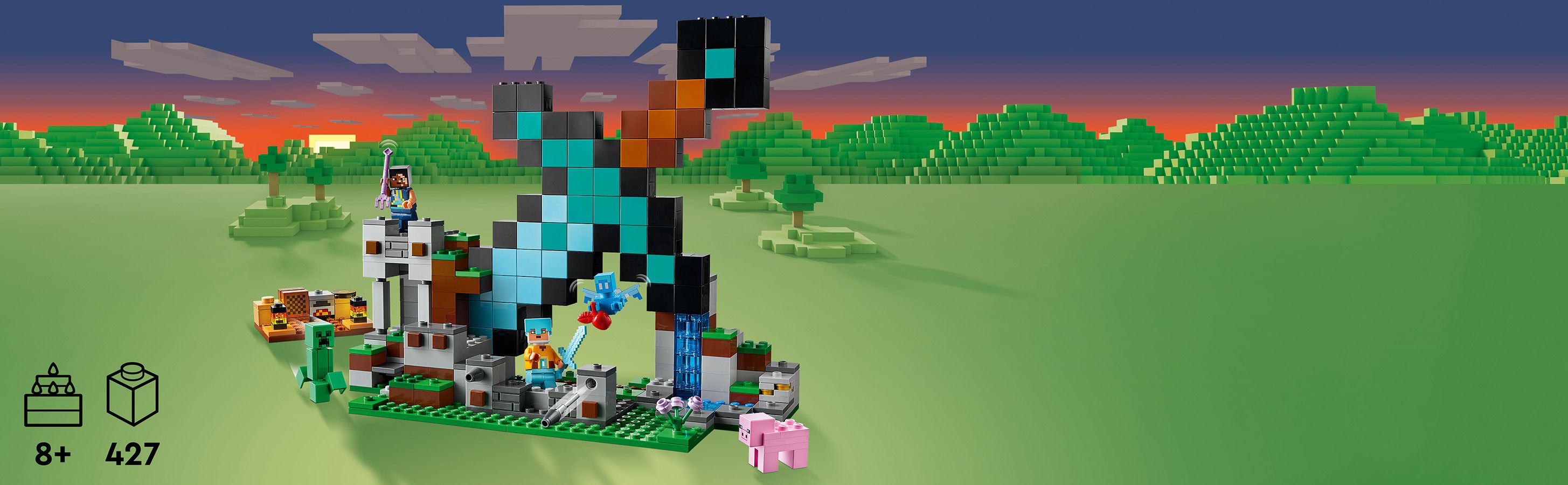 LEGO Minecraft 21244 Bastion miecza - Klocki LEGO® - Sklep internetowy ...