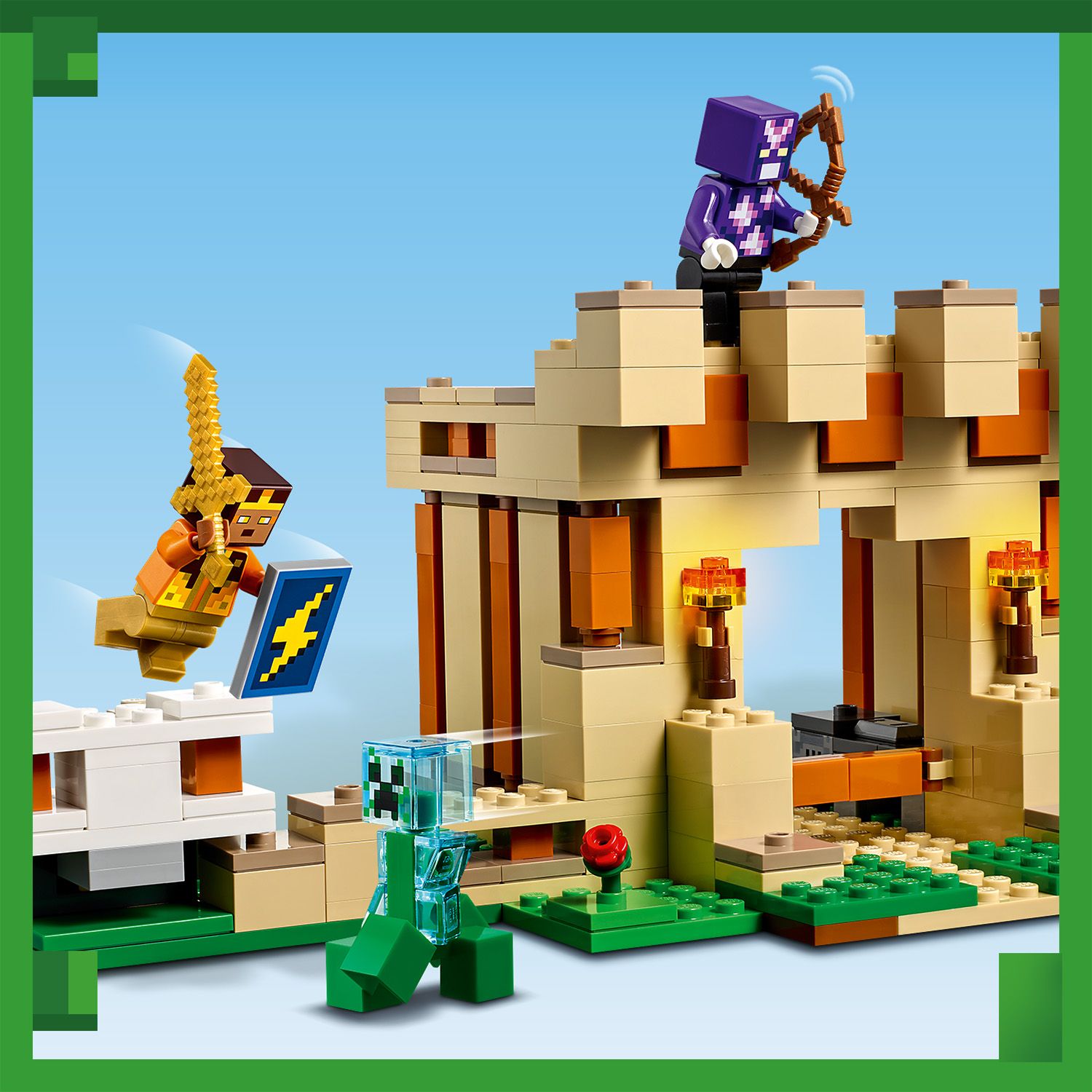 LEGO Minecraft 21250 Forteca żelaznego golema - Klocki LEGO® - Sklep ...