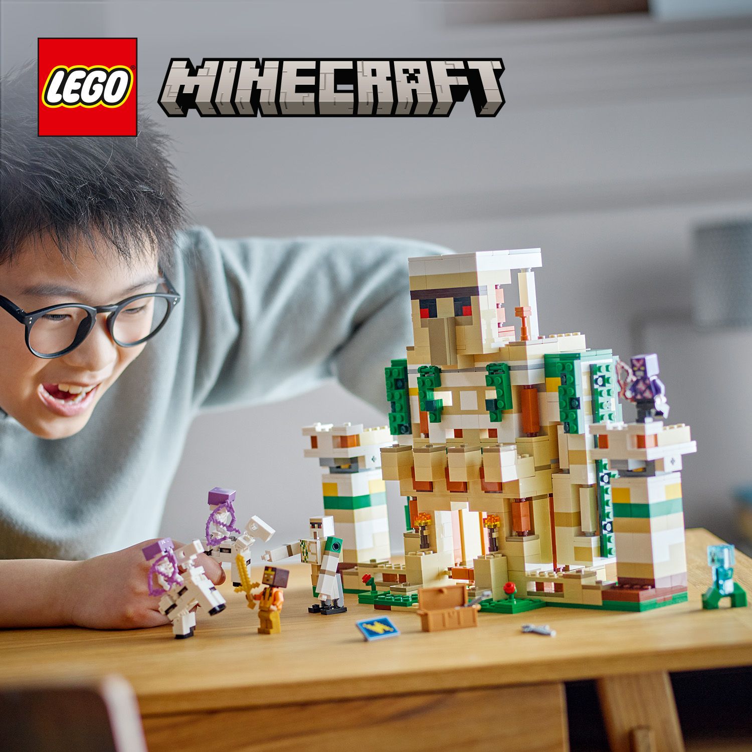 LEGO Minecraft 21250 Forteca żelaznego golema - Klocki LEGO® - Sklep ...