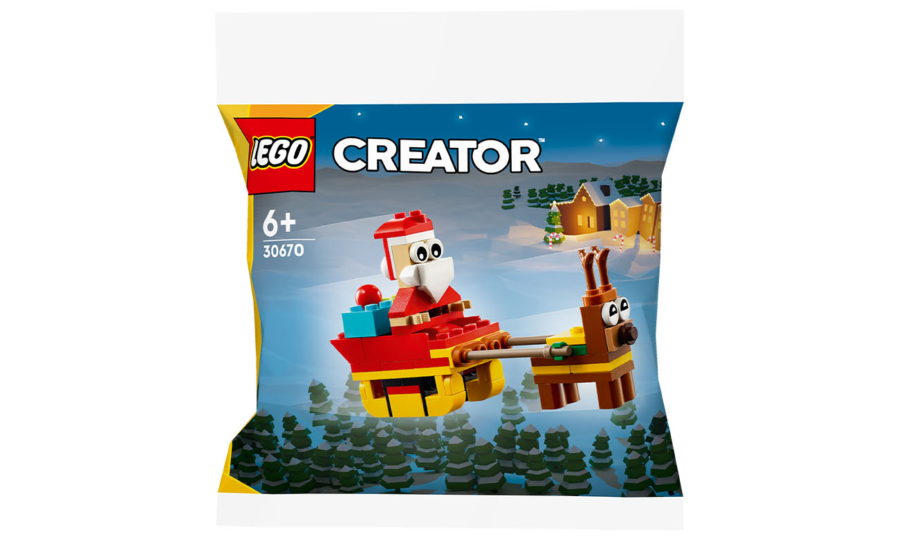 LEGO Creator 30670 Przejażdżka saniami Świętego Mikołaja - Klocki LEGO ...