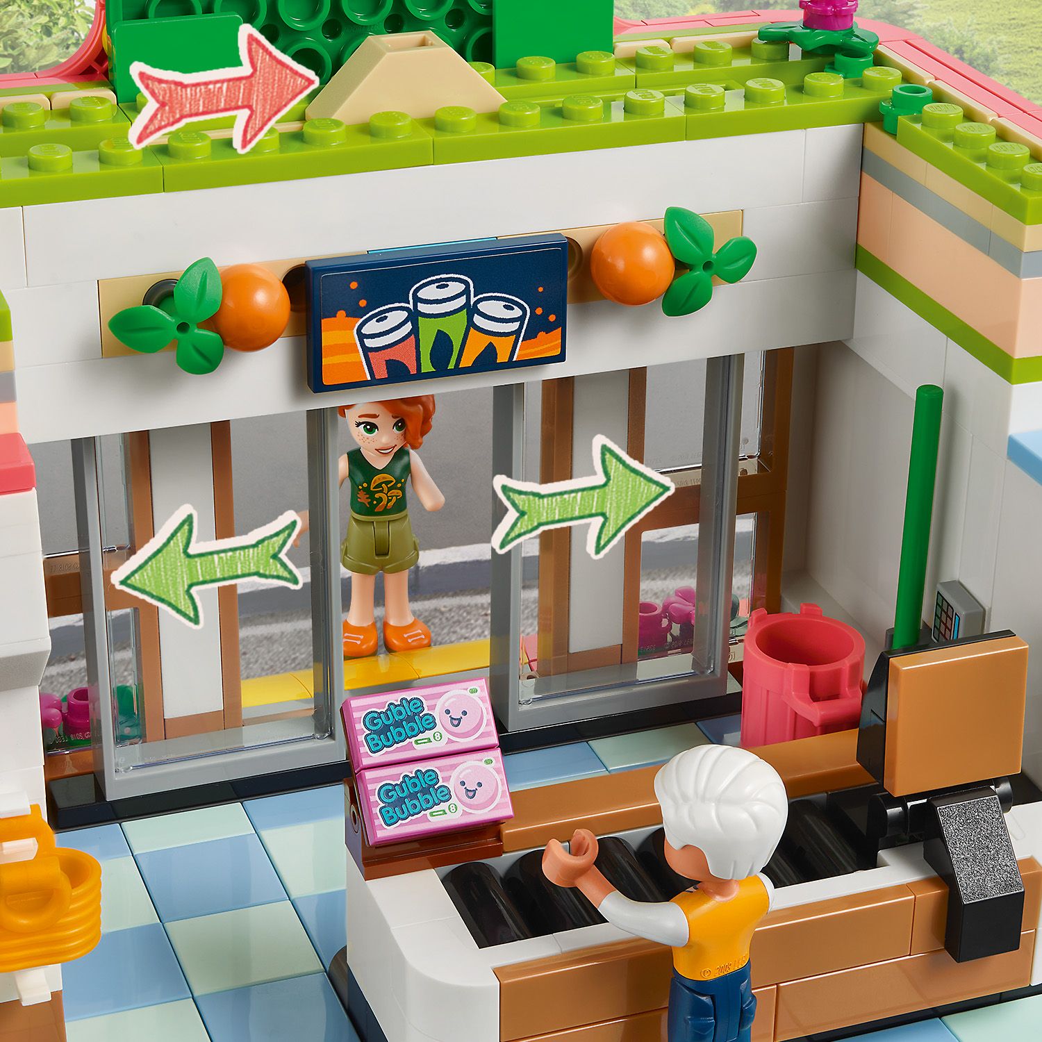 LEGO Friends 41729 Sklep spożywczy z żywnością ekologiczną - Klocki ...