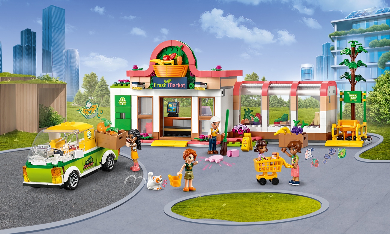 LEGO Friends 41729 Sklep spożywczy z żywnością ekologiczną - Klocki ...