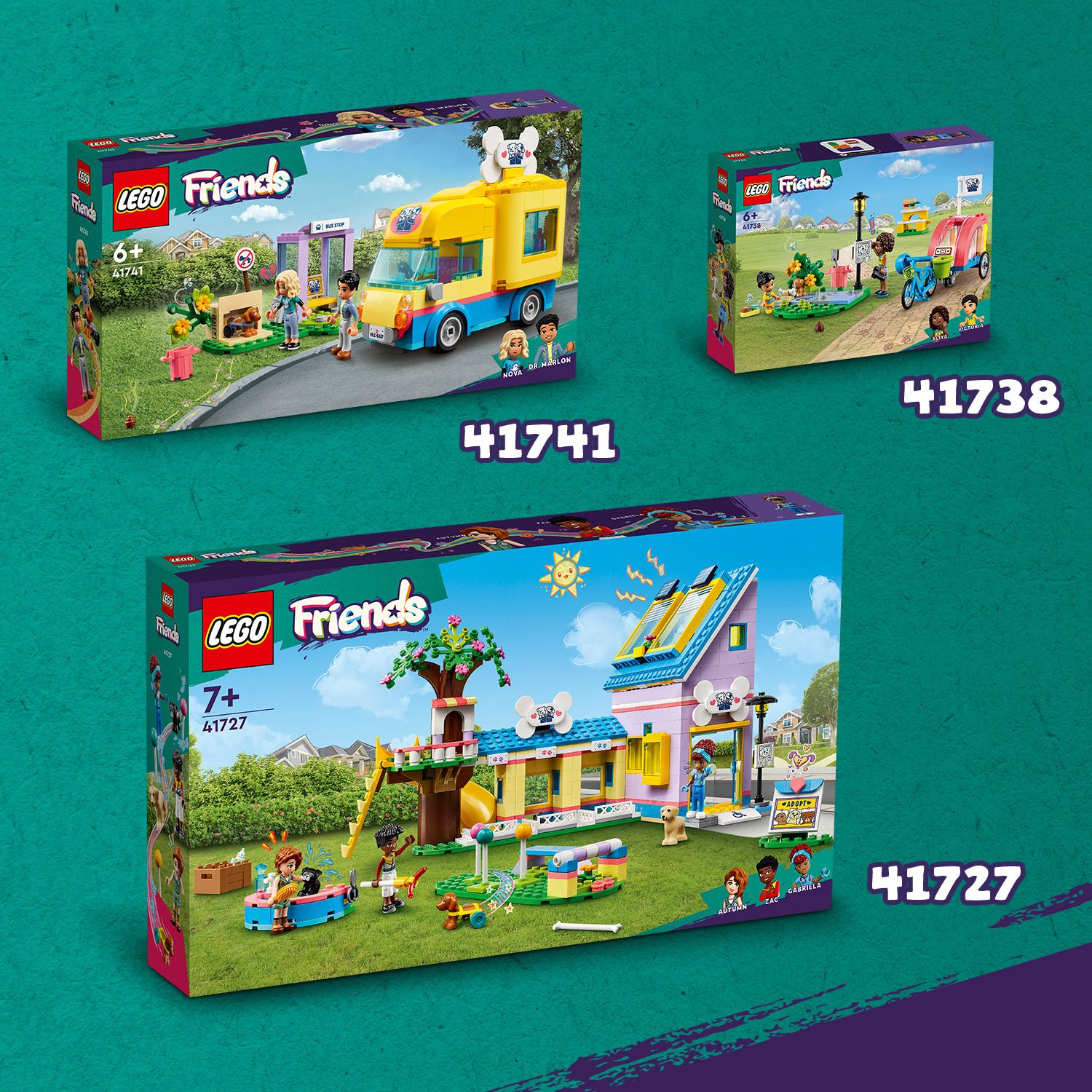LEGO Friends 41741 Furgonetka ratunkowa dla psów - Klocki LEGO® - Sklep ...