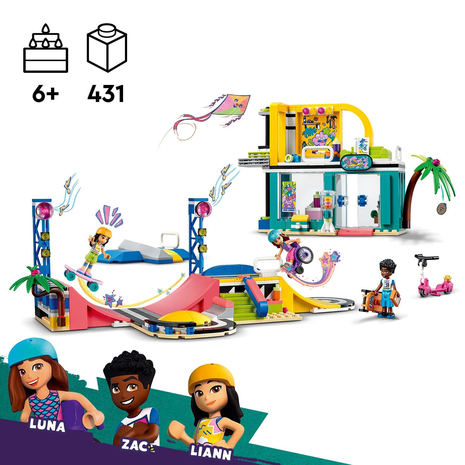 LEGO Friends 41751 Skatepark - Klocki LEGO® - Sklep internetowy - al.to