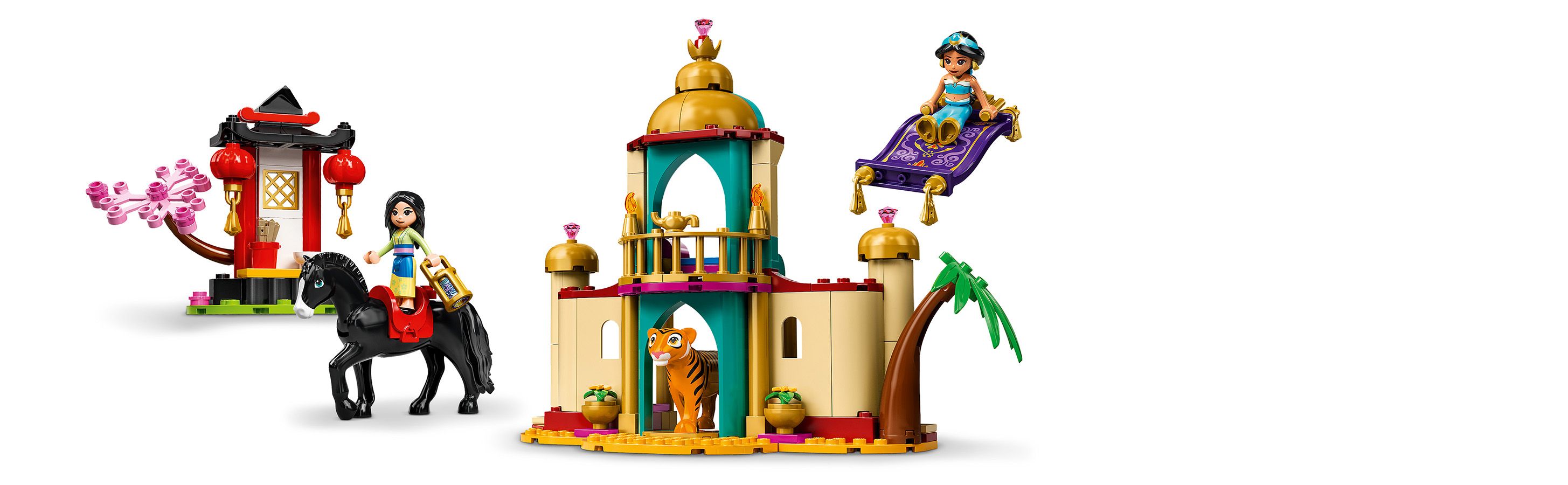 LEGO Disney Princess 43208 Przygoda Dżasminy i Mulan - Klocki LEGO ...