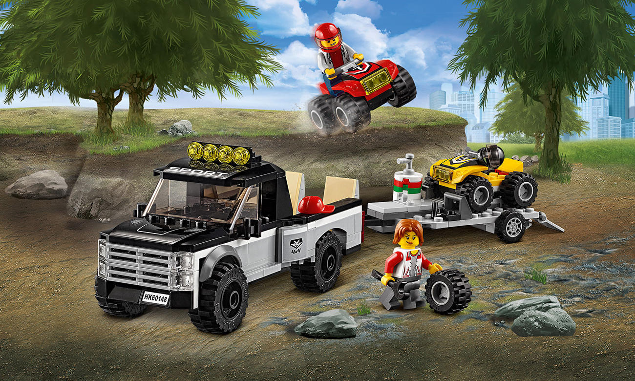 LEGO City Wyścigowy zespół quadowy - Klocki LEGO® - Sklep internetowy ...