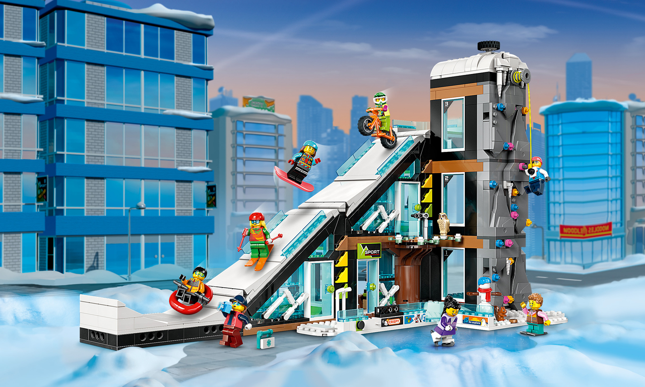 LEGO City 60366 Centrum narciarskie i wspinaczkowe - Klocki LEGO ...