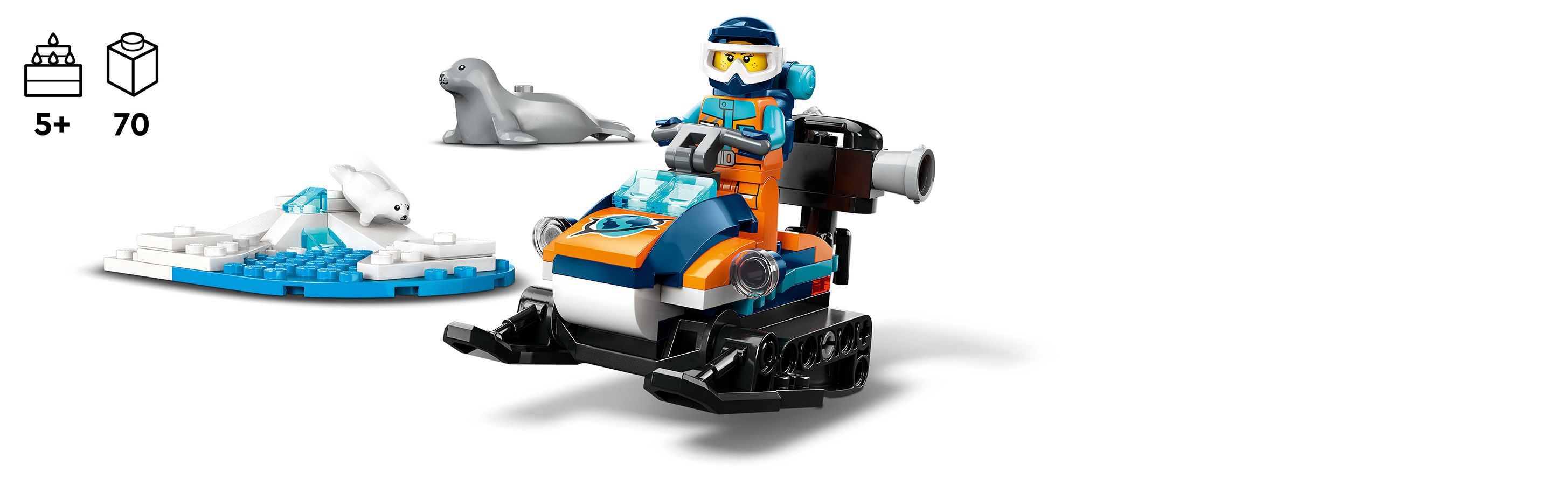 LEGO City 60376 Skuter śnieżny badacza Arktyki - Klocki LEGO® - Sklep ...