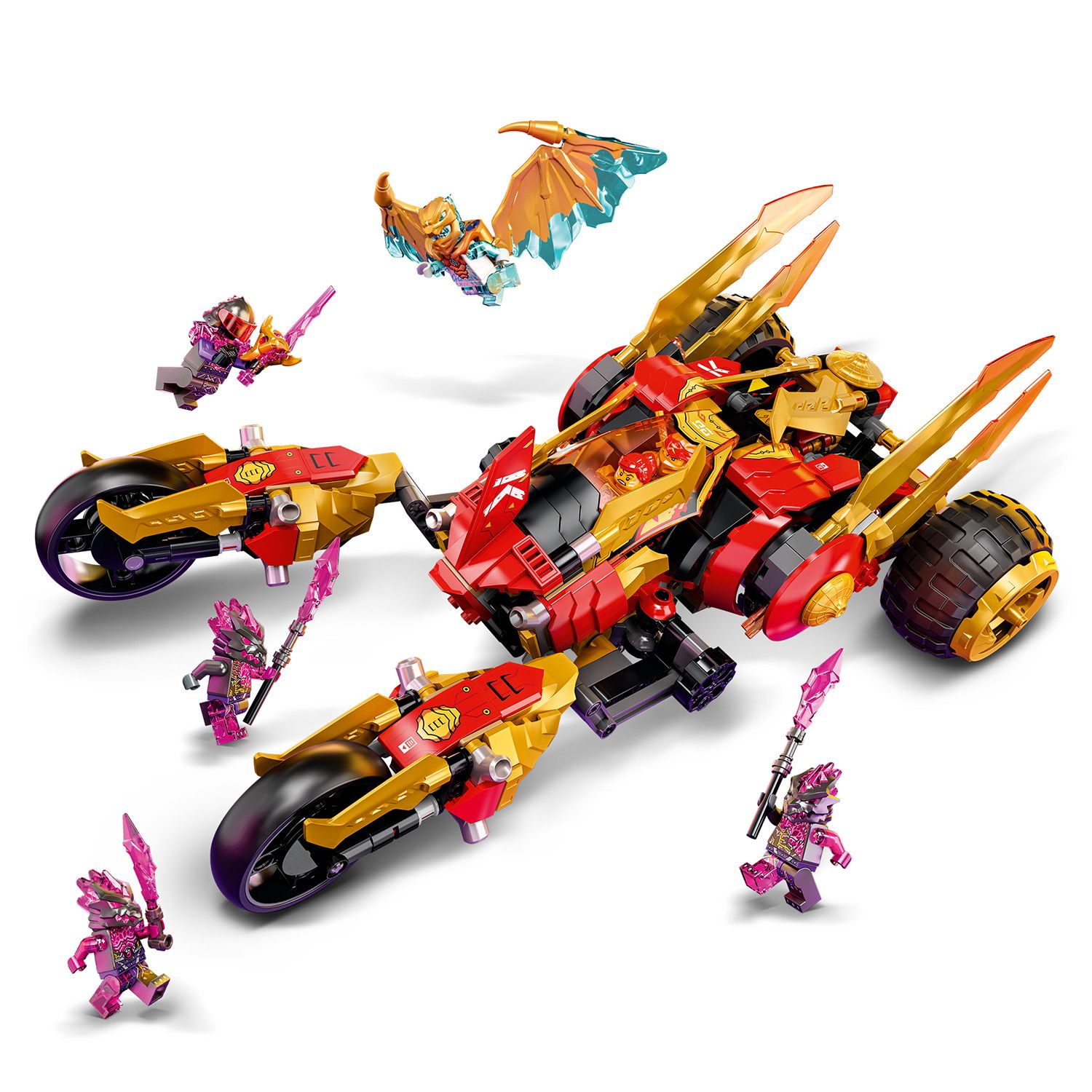 LEGO Ninjago® 71773 Złoty smoczy ścigacz Kaia - Klocki LEGO® - Sklep ...