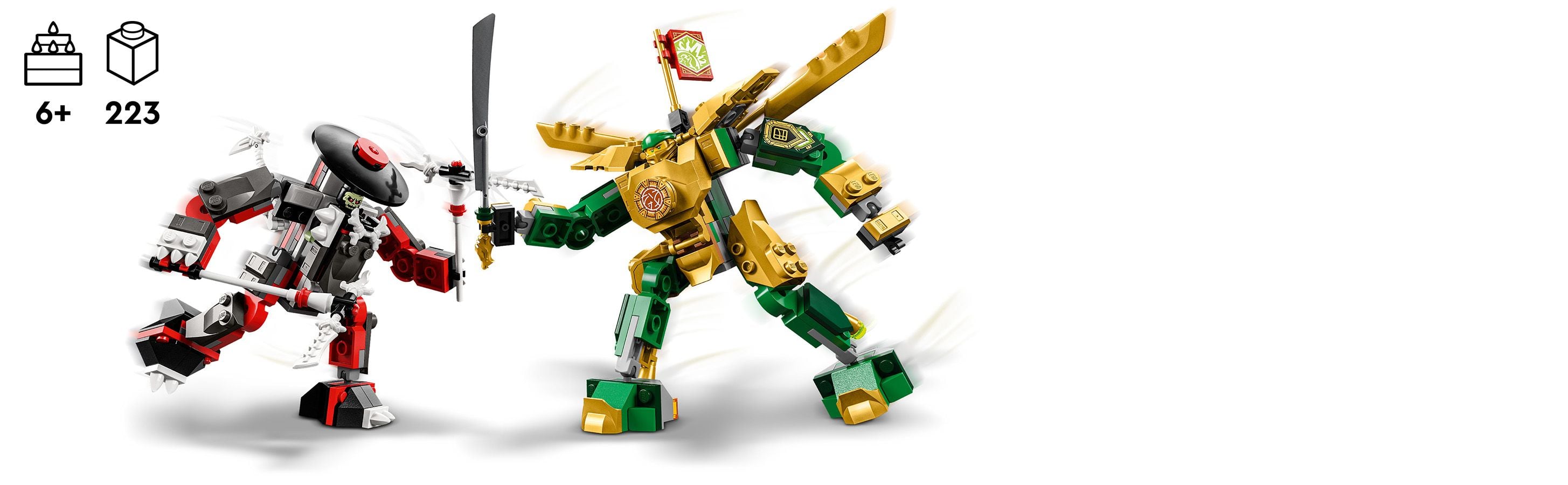 LEGO Ninjago 71781 Starcie Lloyda z Mechem EVO - Klocki LEGO® - Sklep internetowy - al.to
