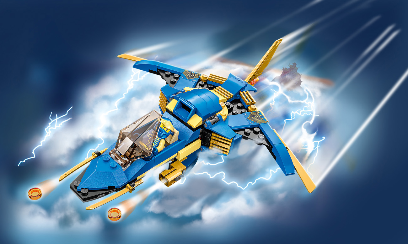 LEGO Ninjago 71784 Odrzutowiec ponaddźwiękowy Jay’a EVO - Klocki LEGO ...