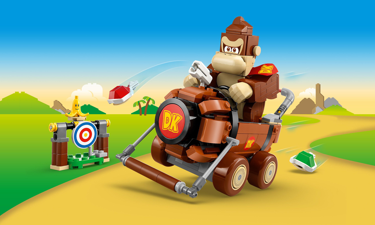 LEGO Super Mario 72033 Mario Kart – Donkey Kong i DK Jumbo - Klocki ...