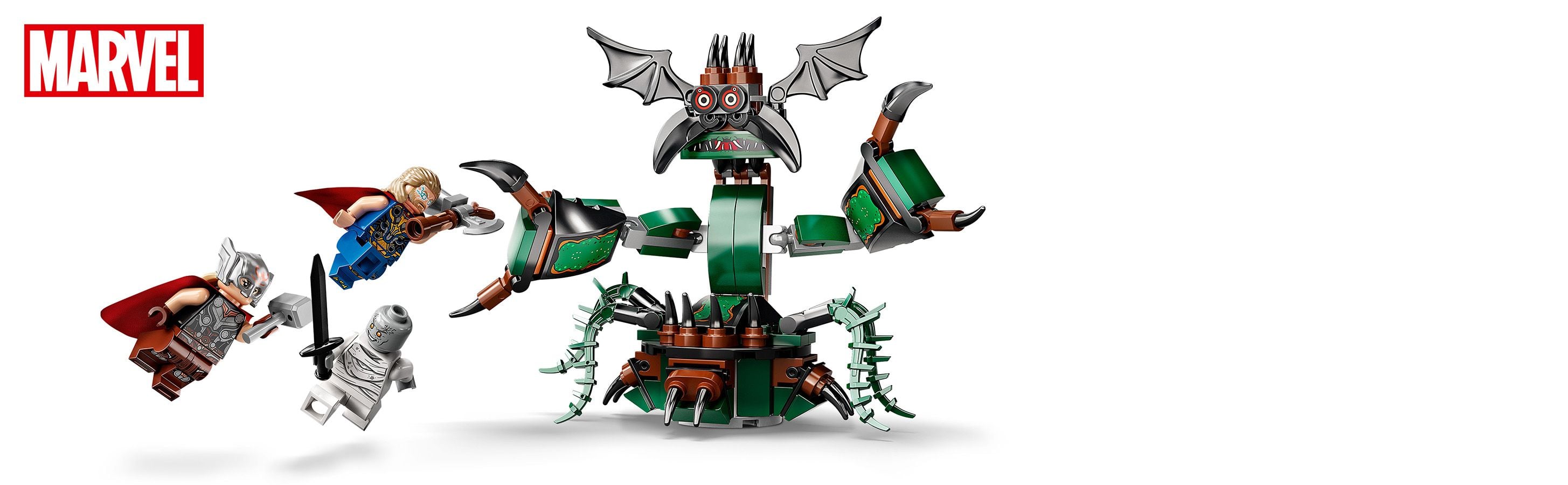 LEGO Marvel 76207 Super Heroes Atak na Nowy Asgard - Klocki LEGO ...