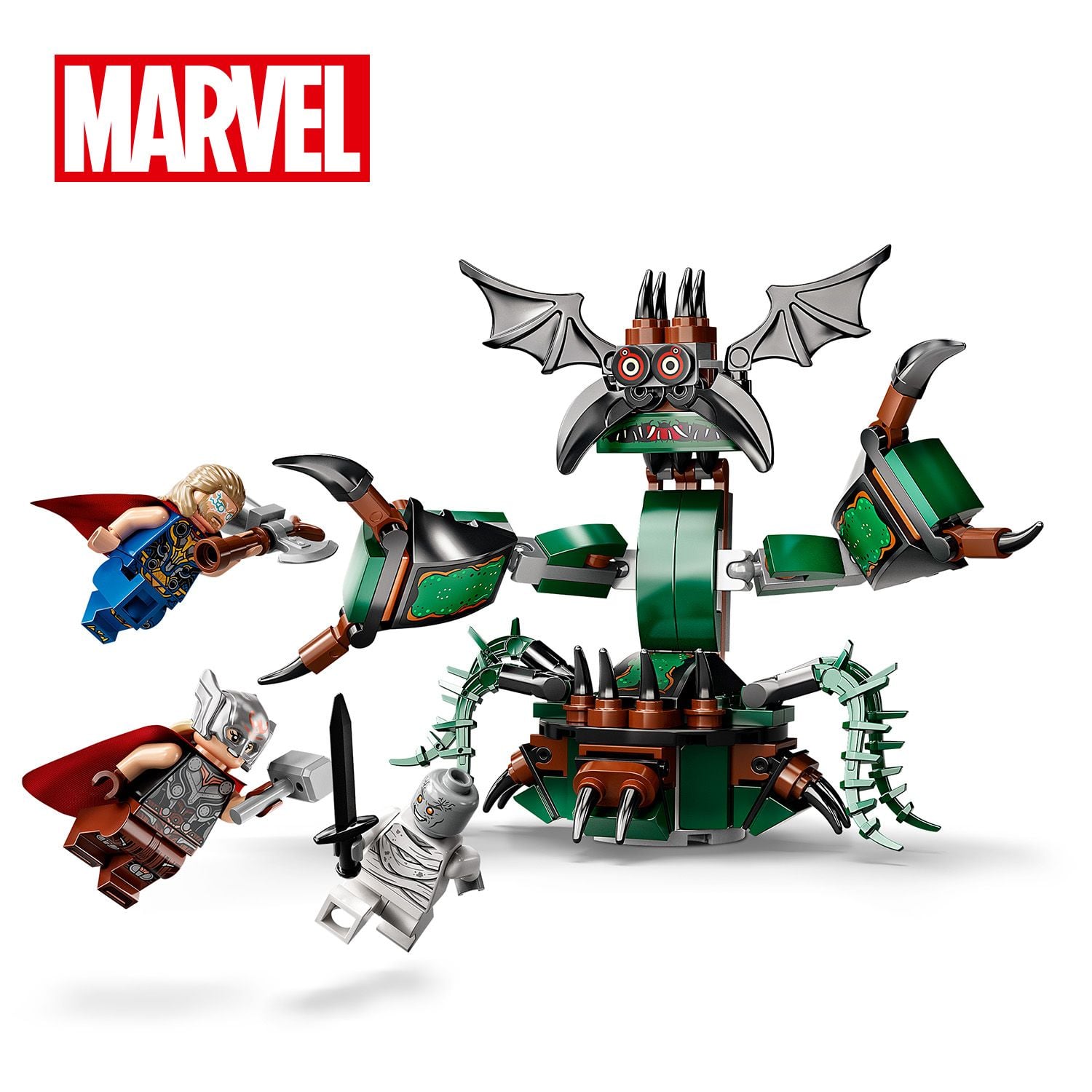 LEGO Marvel 76207 Super Heroes Atak na Nowy Asgard - Klocki LEGO ...