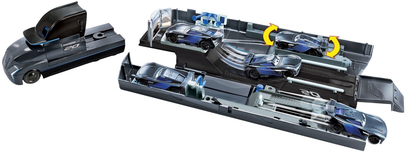 Mattel Disney Cars 3 Jackson Storm Transporter - Pojazd / tor i garaż ...