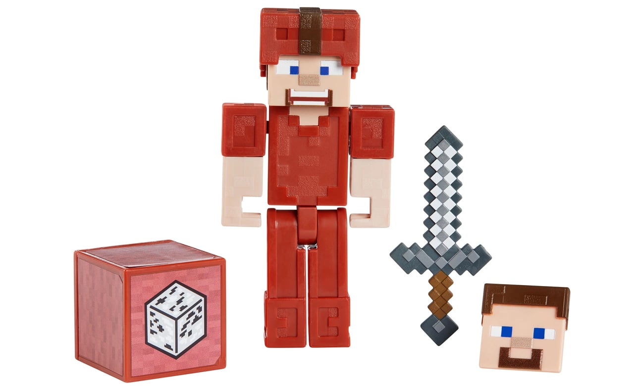 Mattel Minecraft Comic Maker Steve w skórzanej zbroi - Figurki - Sklep ...