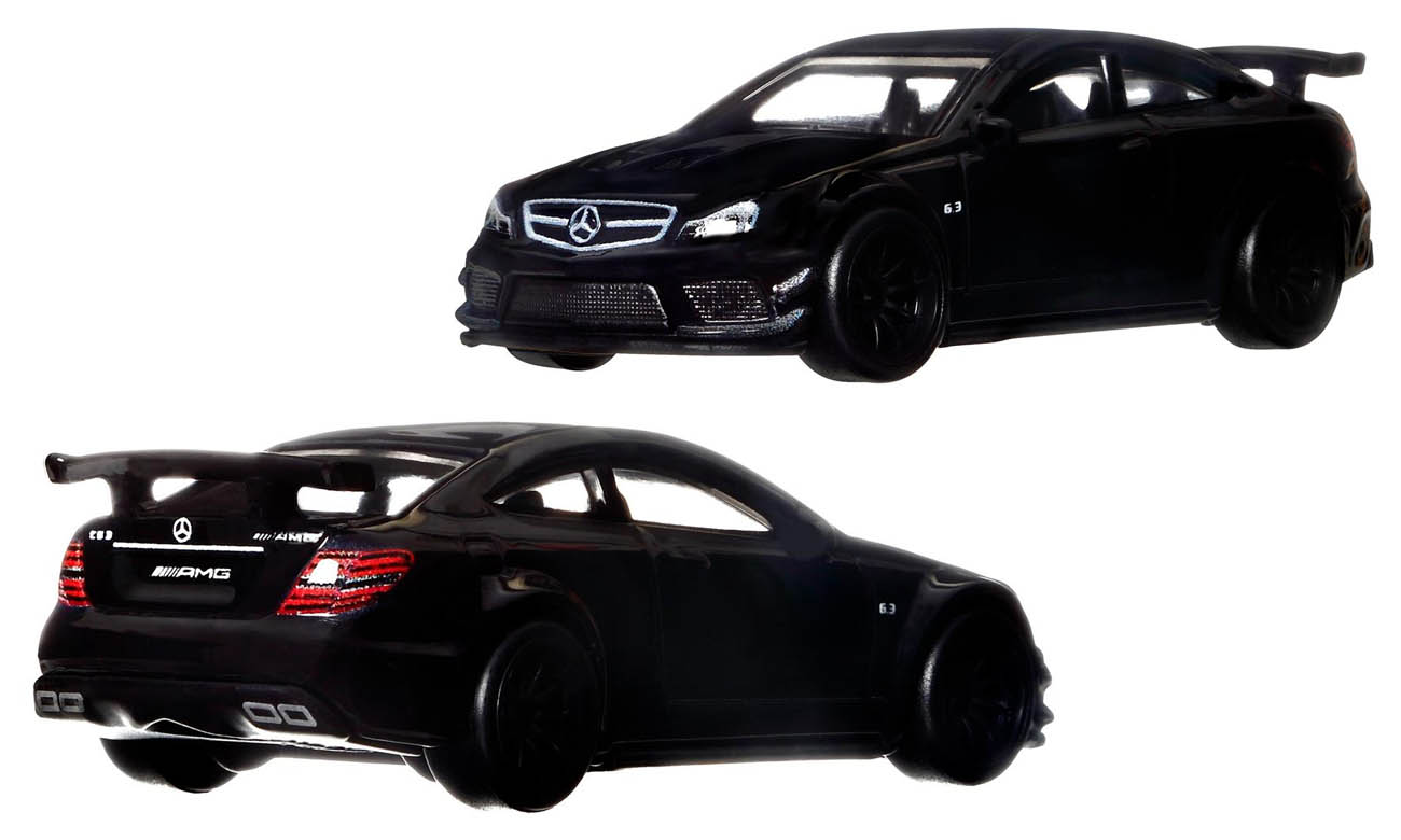 Hot Wheels Premium Car Culture Mercedes Benz C63 Coupe Black Series ...
