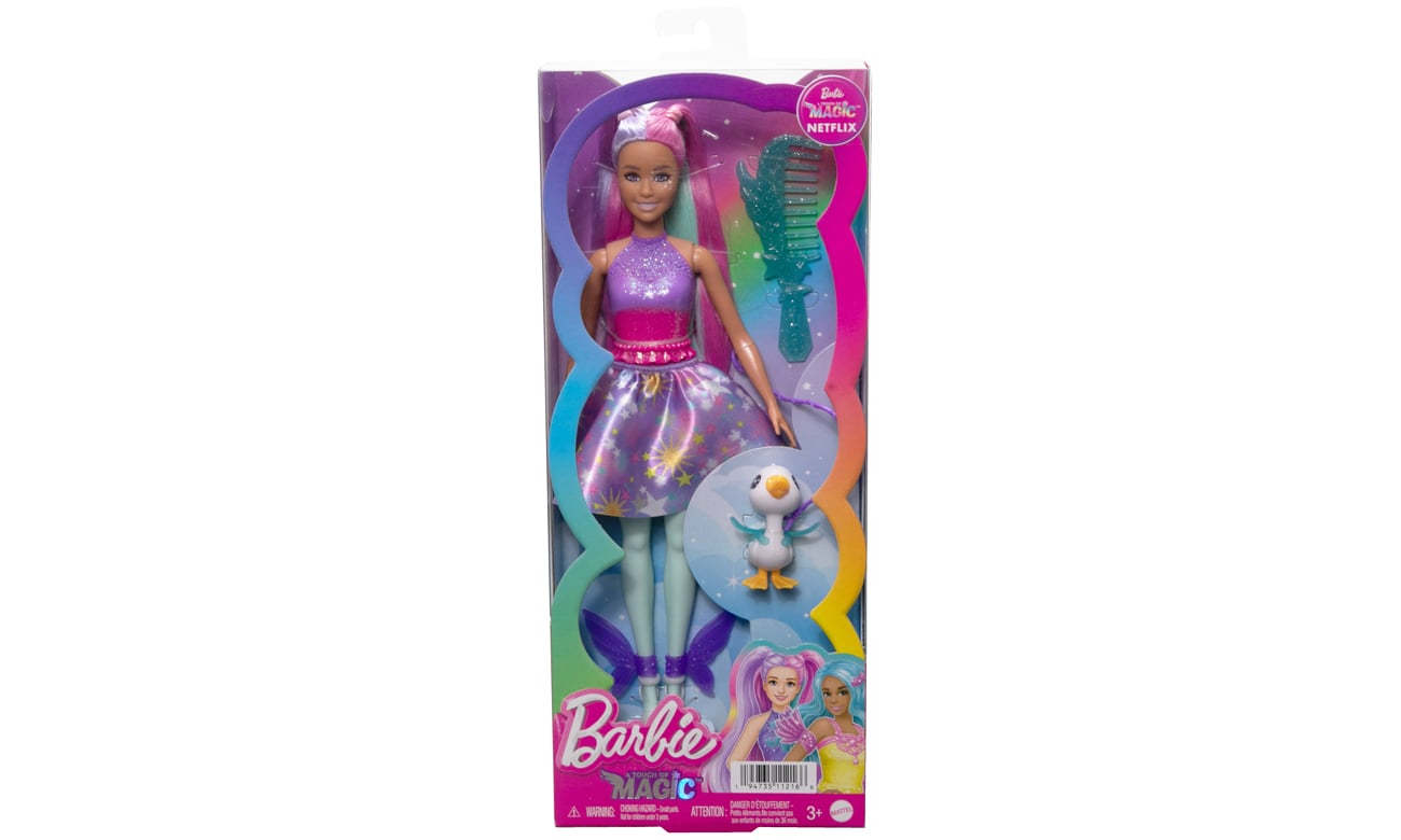 Barbie Szczypta Magii Lalka Glif Rocky + baśniowe zwierzątko - Lalki i ...