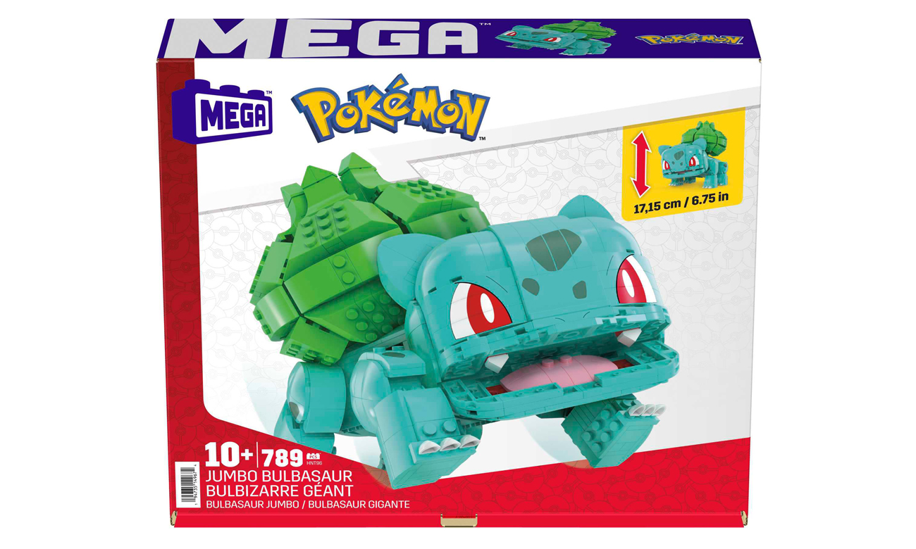 Mega Bloks Mega Construx Pokemon Duży Bulbasaur - Klocki dla dzieci ...