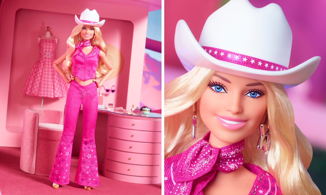 Barbie The Movie Lalka filmowa western outfit - Lalka i akcesoria ...