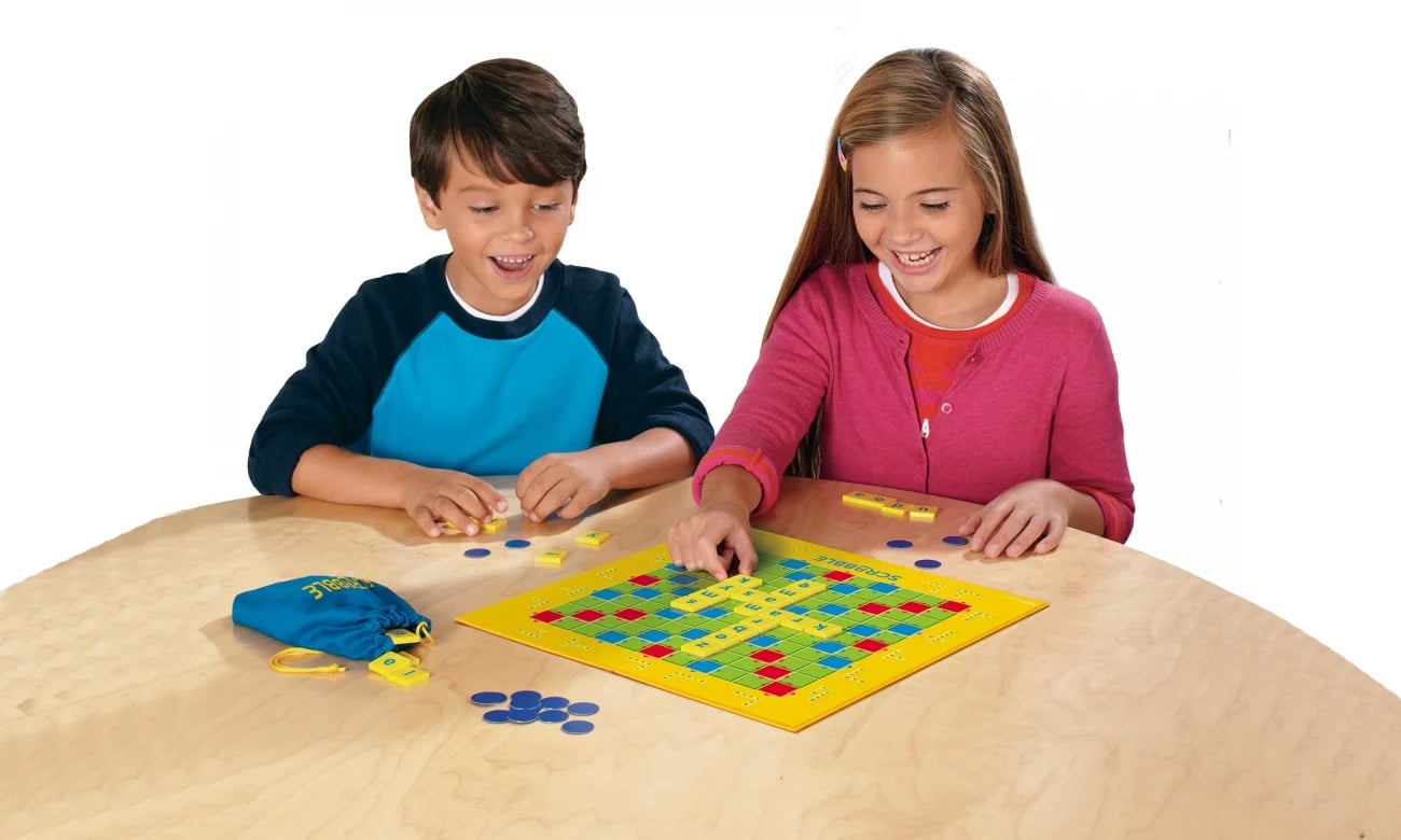 Mattel Zestaw prezentowy Scrabble Junior + UNO Junior - Gry słowne i ...