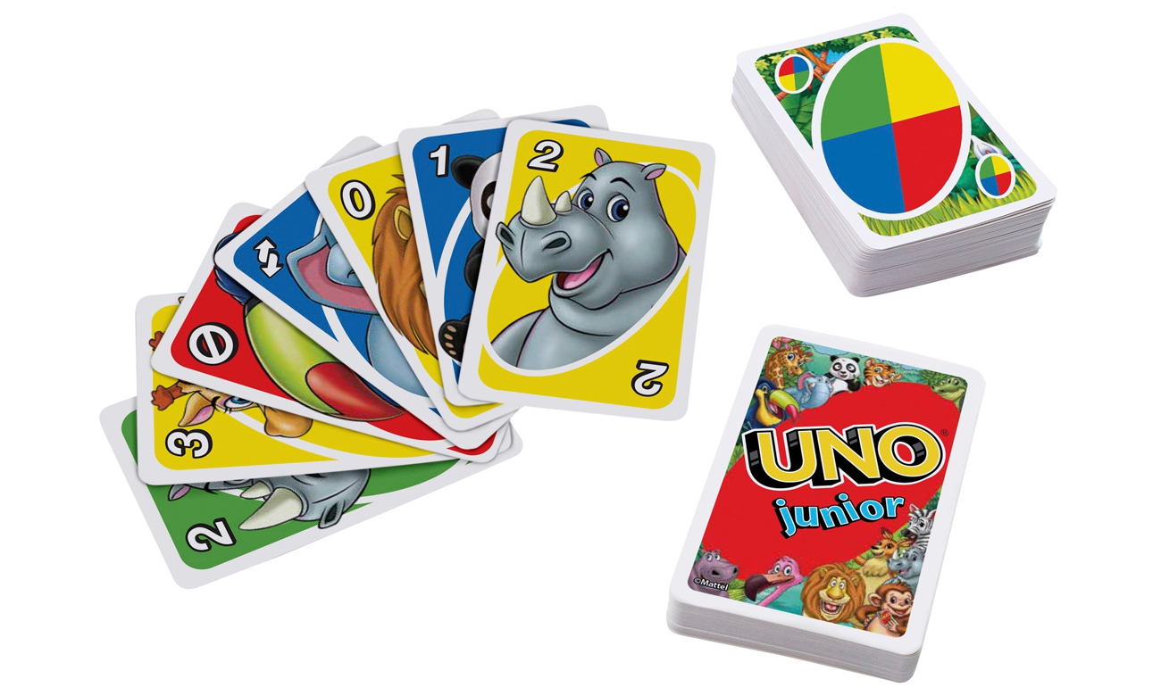 Mattel Zestaw prezentowy Scrabble Junior + UNO Junior - Gry słowne i ...