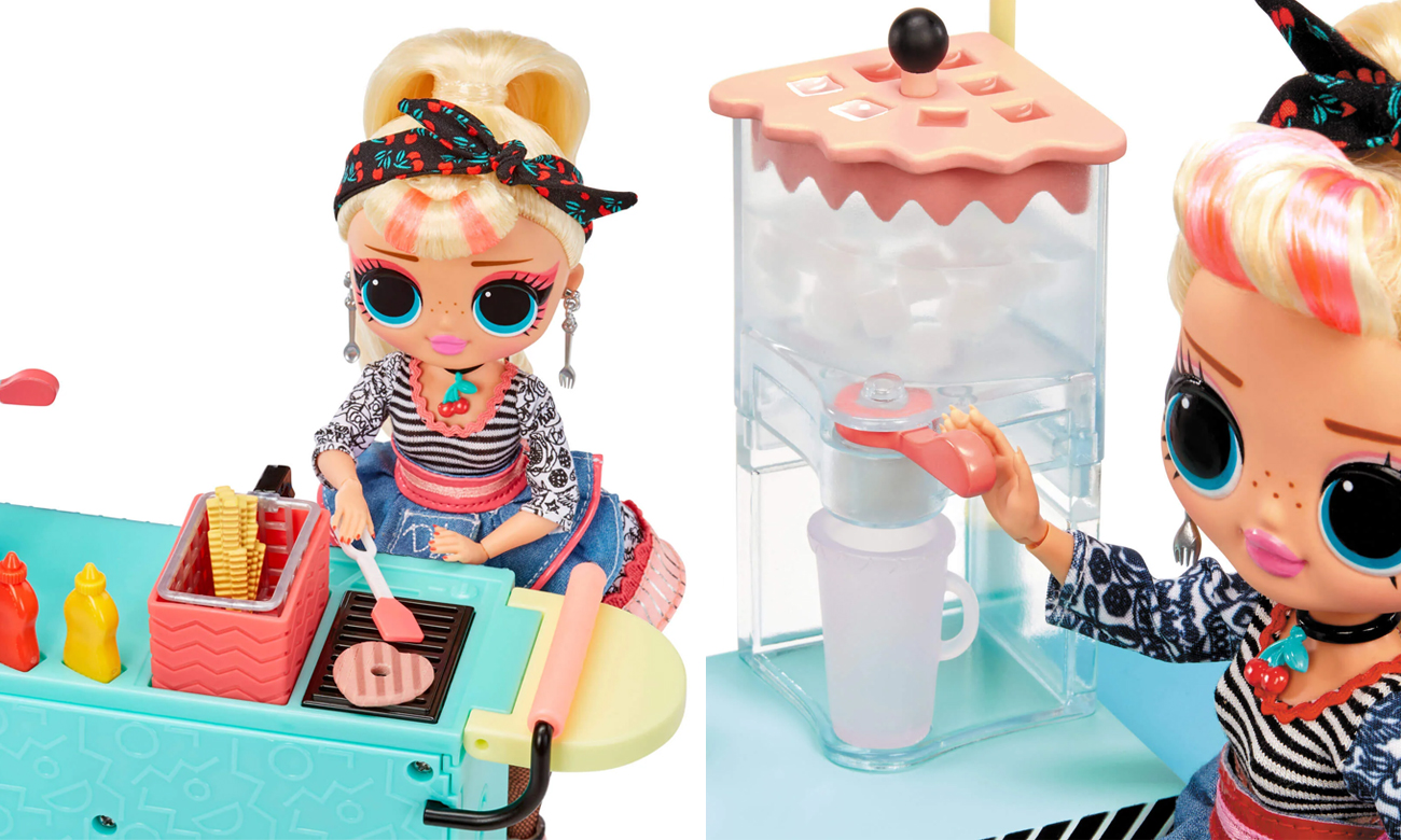 L.O.L. Surprise! Małe bistro To-Go Diner + lalka Miss Sundae - Lalki i ...